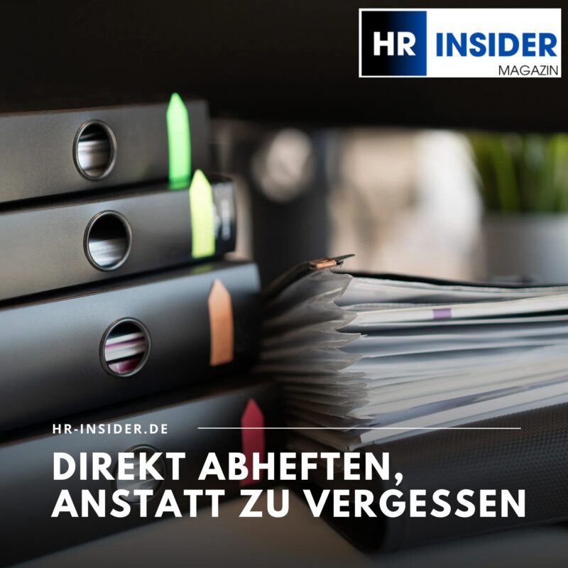 Überblick über Unterlagen behalten: Tipps für Ordnung wichtiger ...