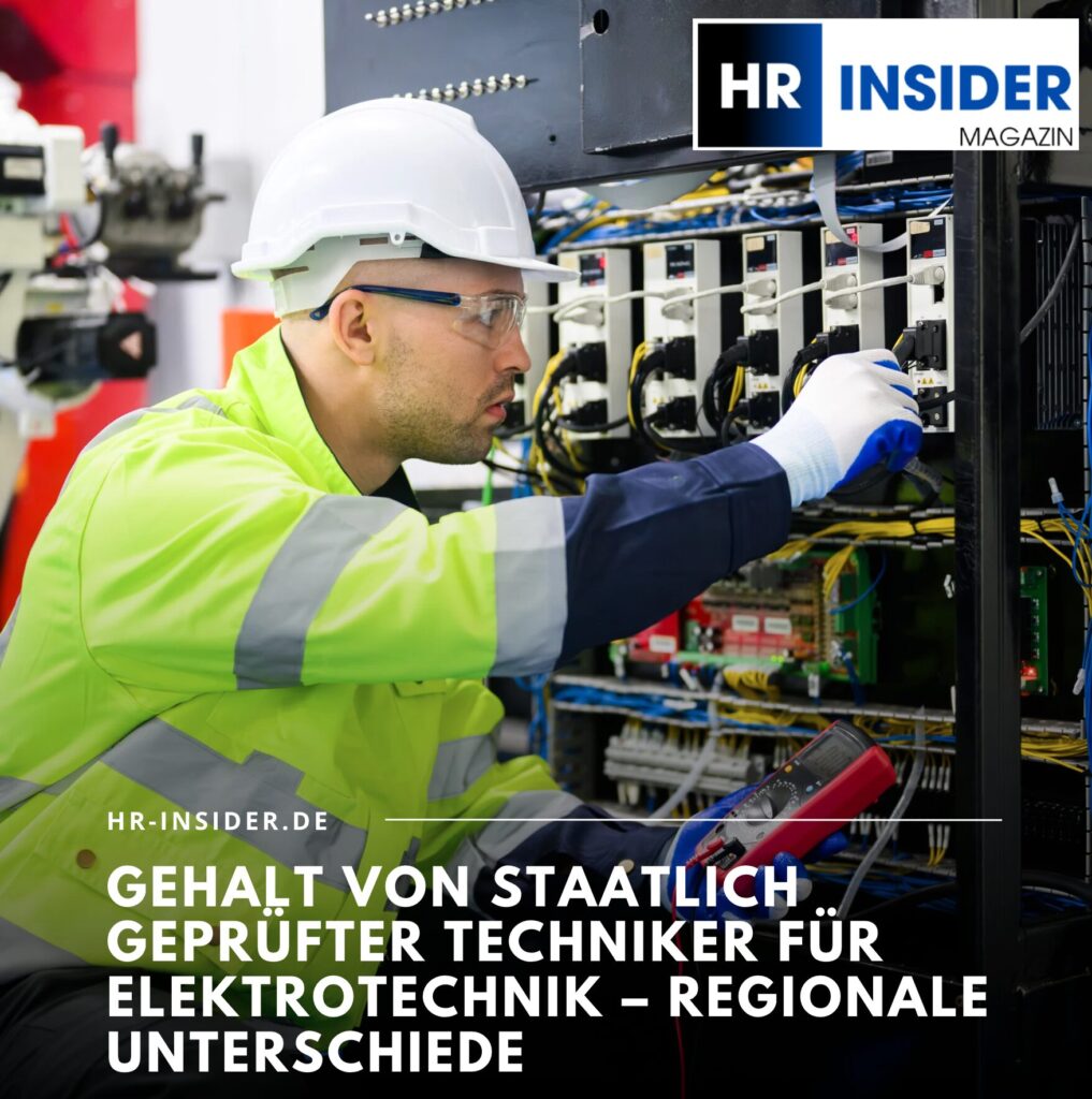 Gehalt von staatlich geprüfter Techniker für Elektrotechnik
