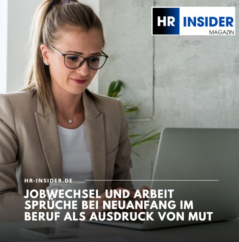 Jobwechsel und Arbeit Sprüche bei Neuanfang im Beruf